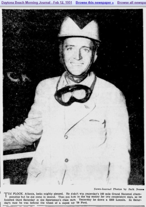 1951 Daytona Tim Flock - Gallery - TMC Chase | racersreunion.com