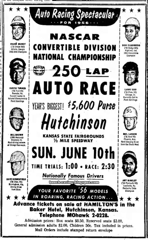 June 10, 1956 Kansas State Fairgrounds - Gallery - TMC Chase ...