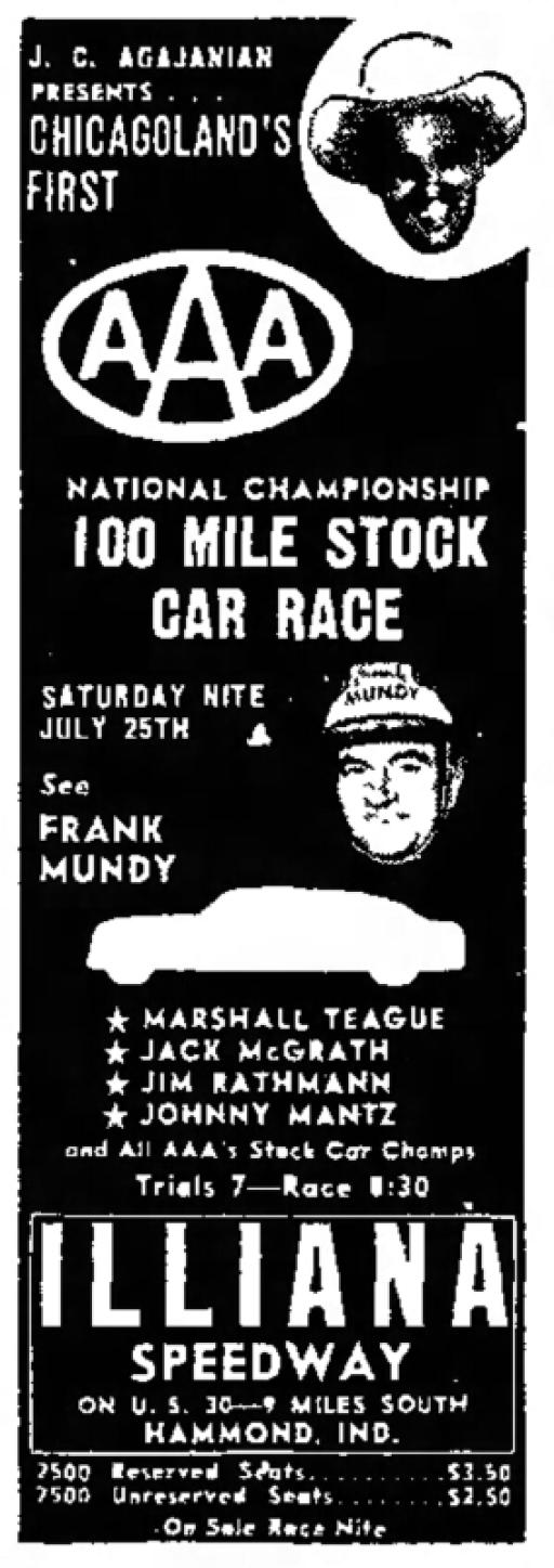 July 25, 1953 Illiana Speedway - Gallery - TMC Chase | racersreunion.com