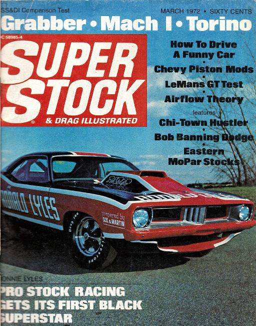 MARCH OF 1972 SUPER STOCK MAGAZINE - Gallery - Allen Coard ...