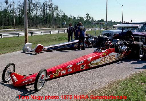 Jeb Allen & Terry Capp 1975 NHRA Gatornationals - Gallery - Thomas Nagy ...