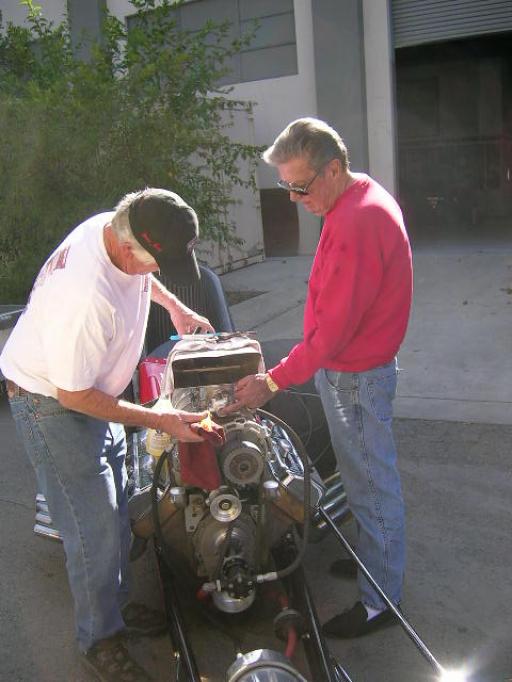 Mike Kuhl & Norm Weekly Working On F-4 Car - Gallery - Paula Roth ...