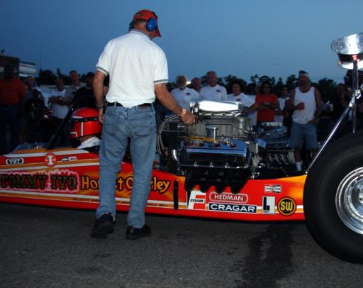 Bruce Larson Cackles His Tommy Ivo Car -Little Guys Nationals -16 May ...