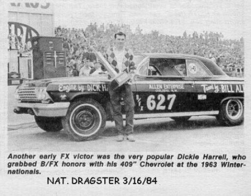 Dick Harrell 1962 BFX Class Winner At 1963 WinterNationals-He Passed ...