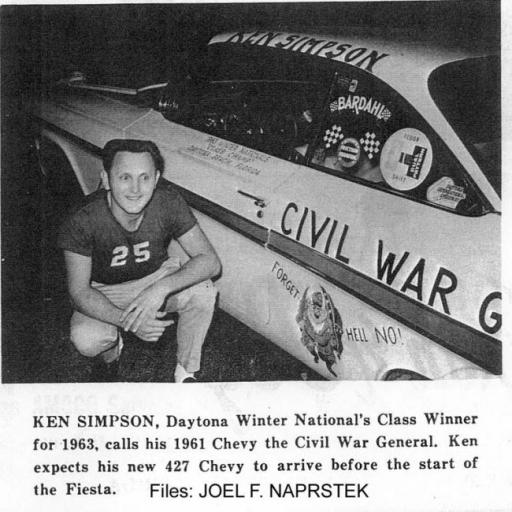 Ken Simpson-"Civil War General" - Gallery - Ron Cooper | racersreunion.com