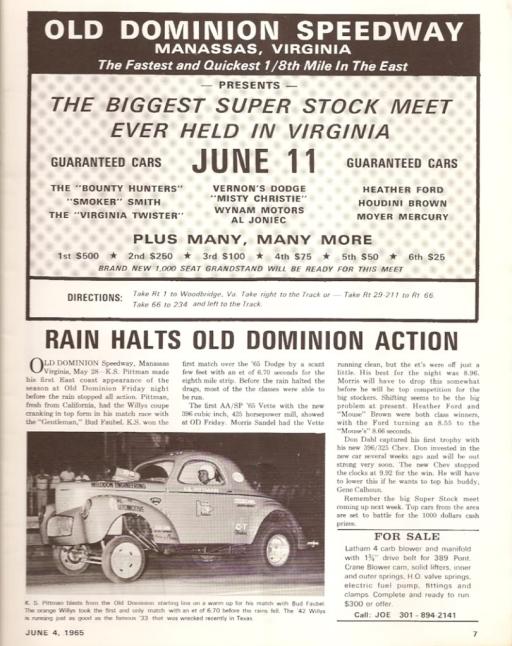 Old Dominion Press. K.S. Pittman - Gallery - Ron Cooper | racersreunion.com