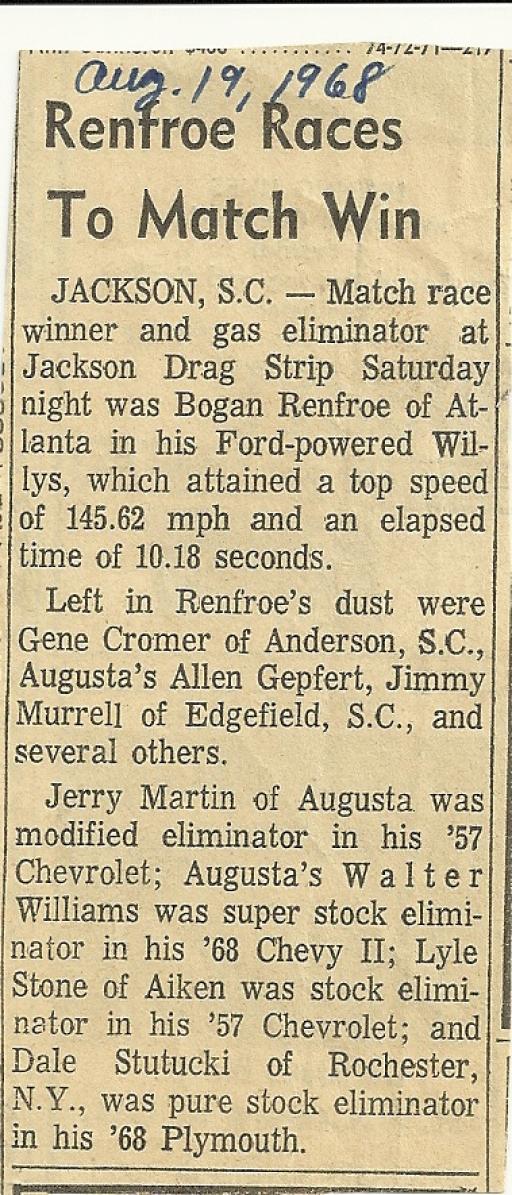 Big Race At Jackson Drag Strip - Gallery - Jerry martin2 ...